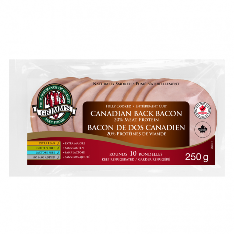 Canadian Back Bacon - Grimms Fine Foods