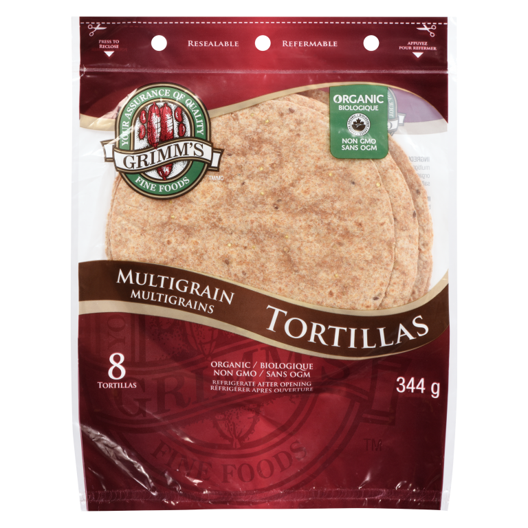 Organic Multigrain Tortillas - Grimms Fine Foods